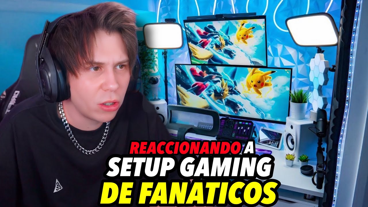 EL RUBIUS REACCIONA A LOS MEJORES SETUP GAMING DE SUS FANÁTICOS - YouTube