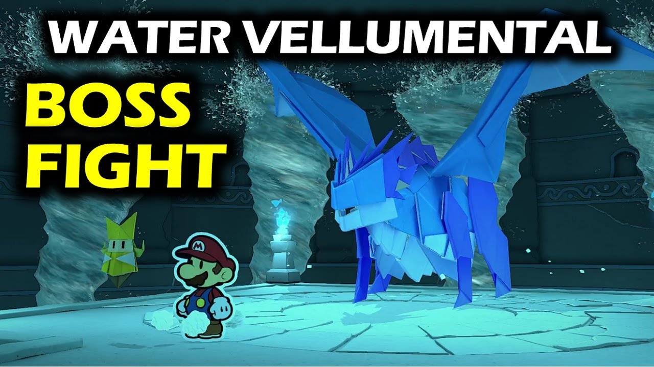 Water Vellumental Boss Fight : Tips & Tricks | Paper Mario the Origami ...