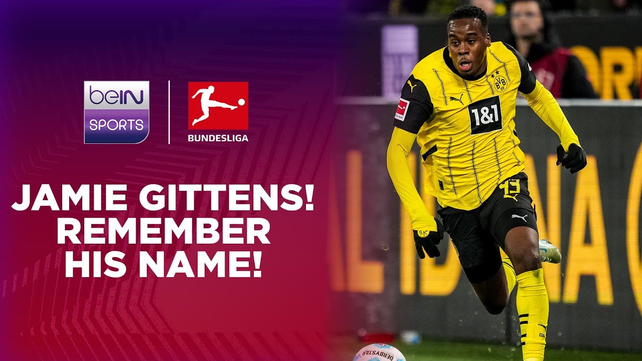 Jamie Gittens' BRILLIANT individual goal! | Bundesliga 24/25 Moments ...