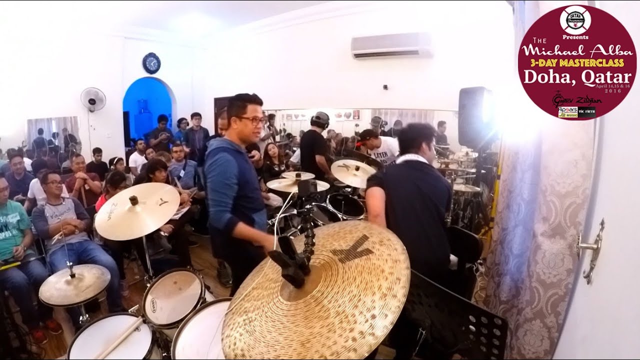 Michael Alba Drum Program/MADP, QATAR 2016: 3-Day Masterclass ...