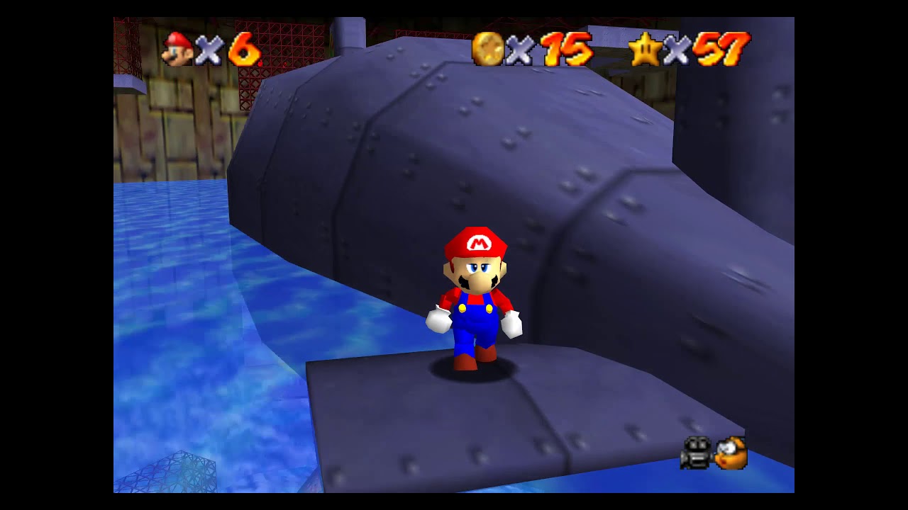 Let's Play Super Mario 64 - Part 10: Dire, Dire Docks - YouTube