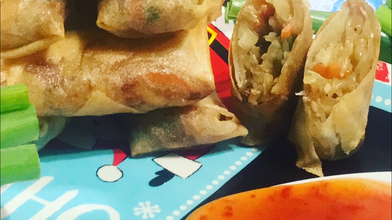 Vegetable Spring Rolls | Spring Roll Recipe | Appetizer Recipe | Sindhu ...