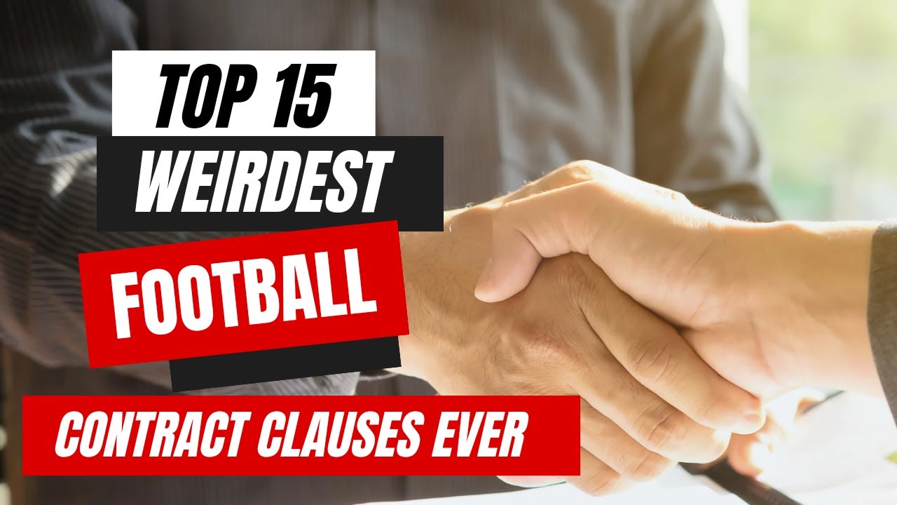 WEIRDEST FOOTBALL CONTRACTS EVER SIGNED - YouTube