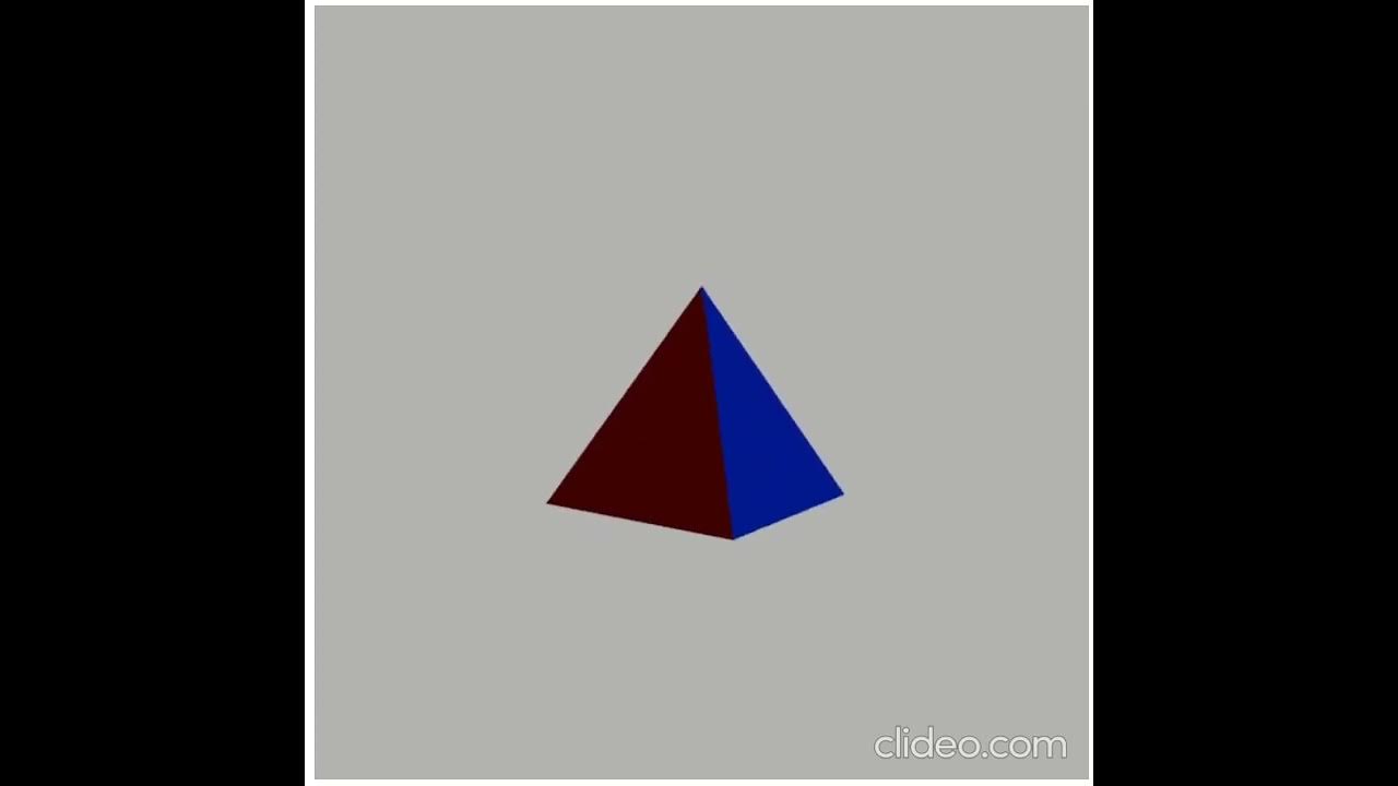 Rotating pyramid - YouTube