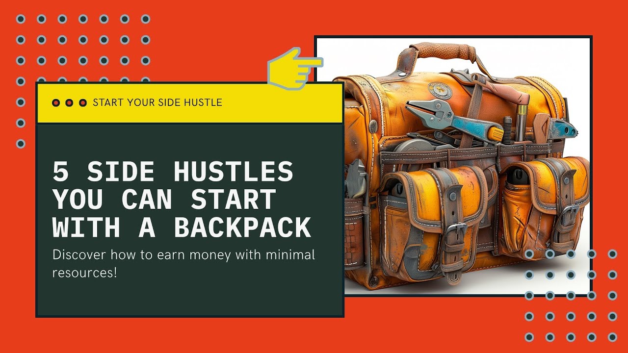 5 Side Hustles You Can Start with Just a Backpack - YouTube