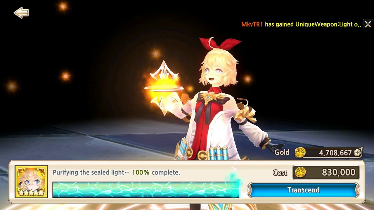 King's Raid - Animation Annette Transcendence T5 - YouTube