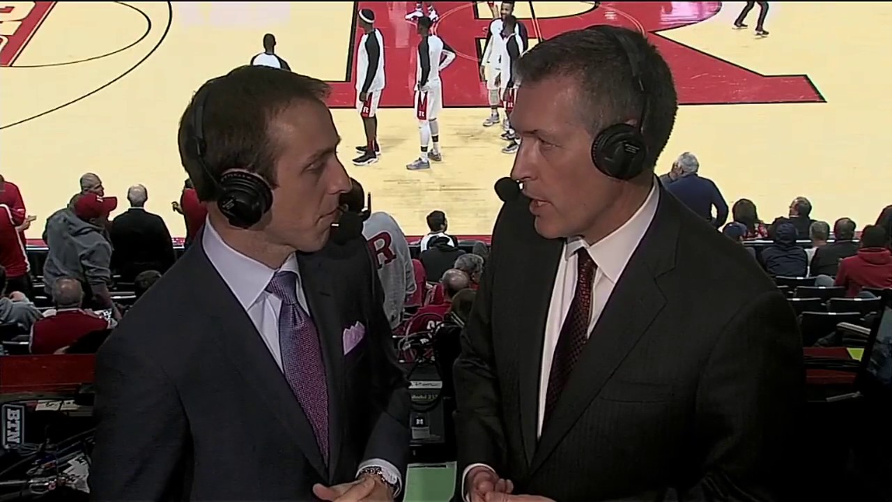 Patrick Hobbs Halftime Interview Talking Rutgers - YouTube