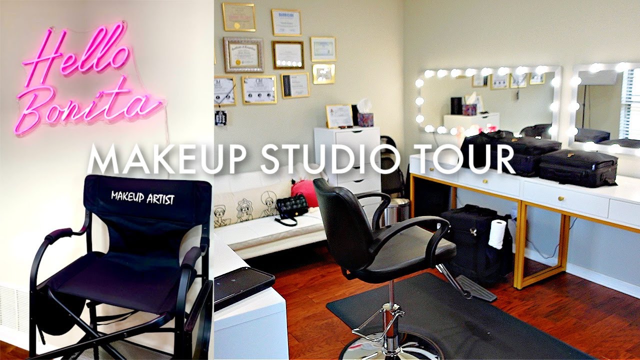 My makeup studio tour! | Giselle Ramirez - YouTube