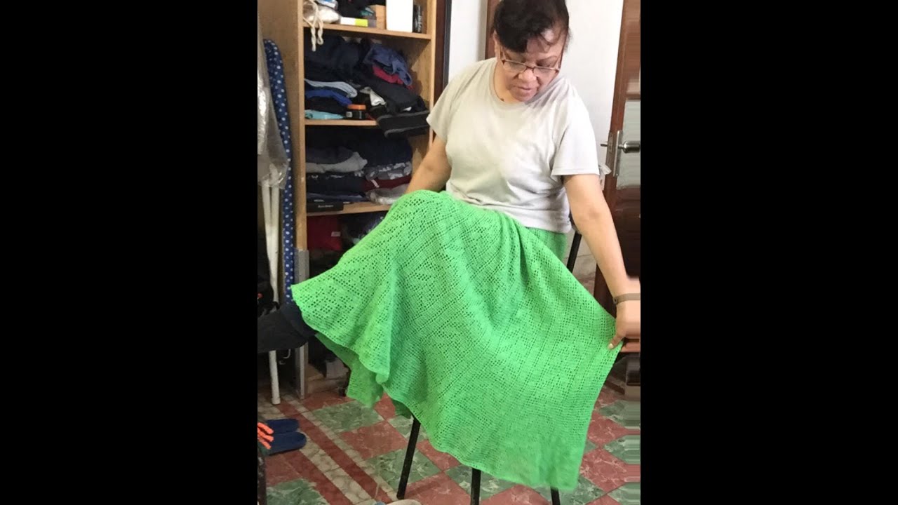 Falda con técnica Filet - Crochet (Parte 50) - YouTube