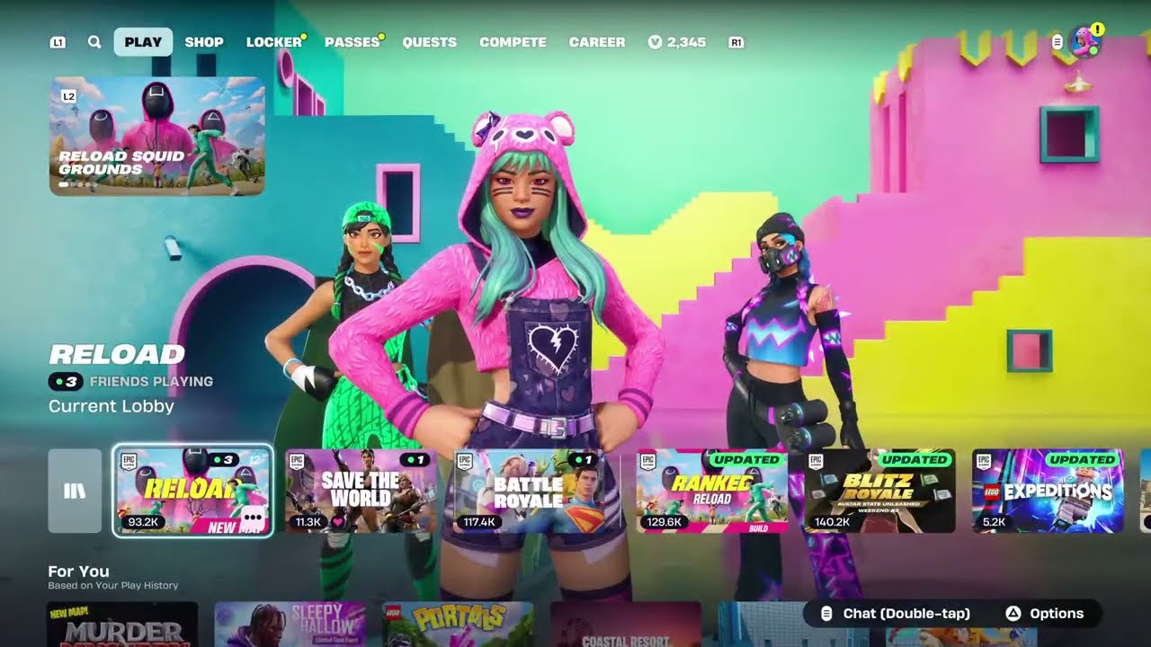 Fortnite new squid grounds reload join us - YouTube