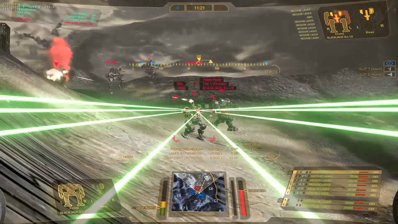 MechWarrior Online - Circle Jerk |Blackjack BJ-1X| 1080p - YouTube