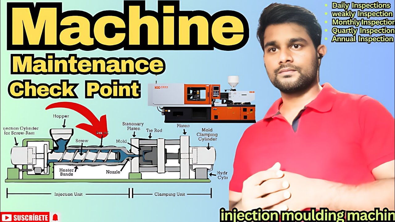 What is machine maintenance in injection moulding machine|Check point ...