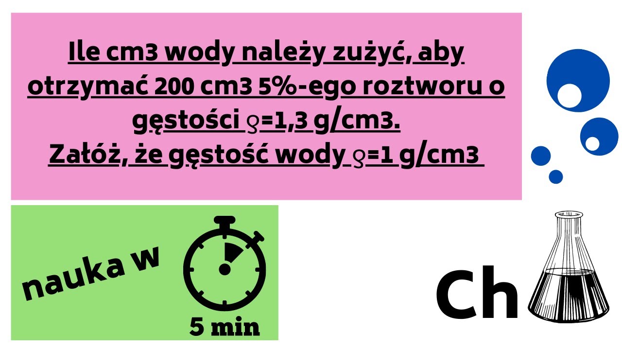 Ile Cm3 Wody Nale y Zu y Aby Otrzyma 200 Cm3 5 ego Roztworu O ile-cm3-wody-nale-y-zu-y-aby-otrzyma-200-cm3-5-ego-roztworu-o