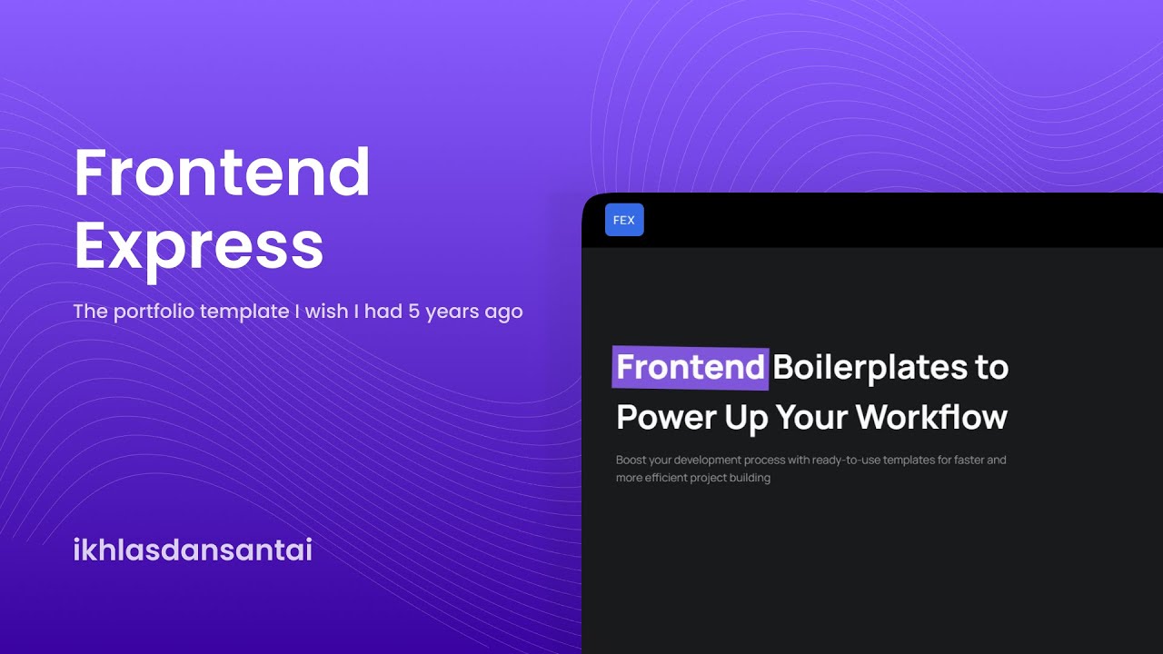 Frontend Express Showcase | Demo Version - YouTube