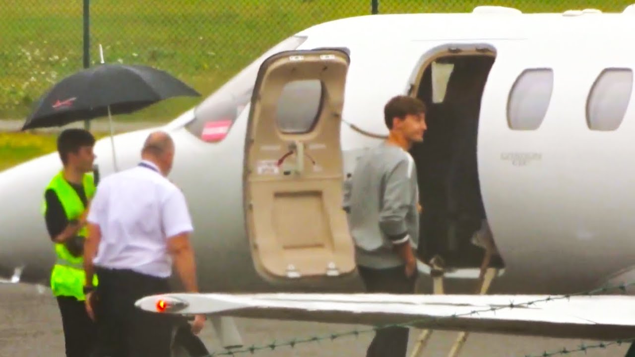 Formula 1 Drivers Departing in Private Jets after Belgian Grand Prix ...