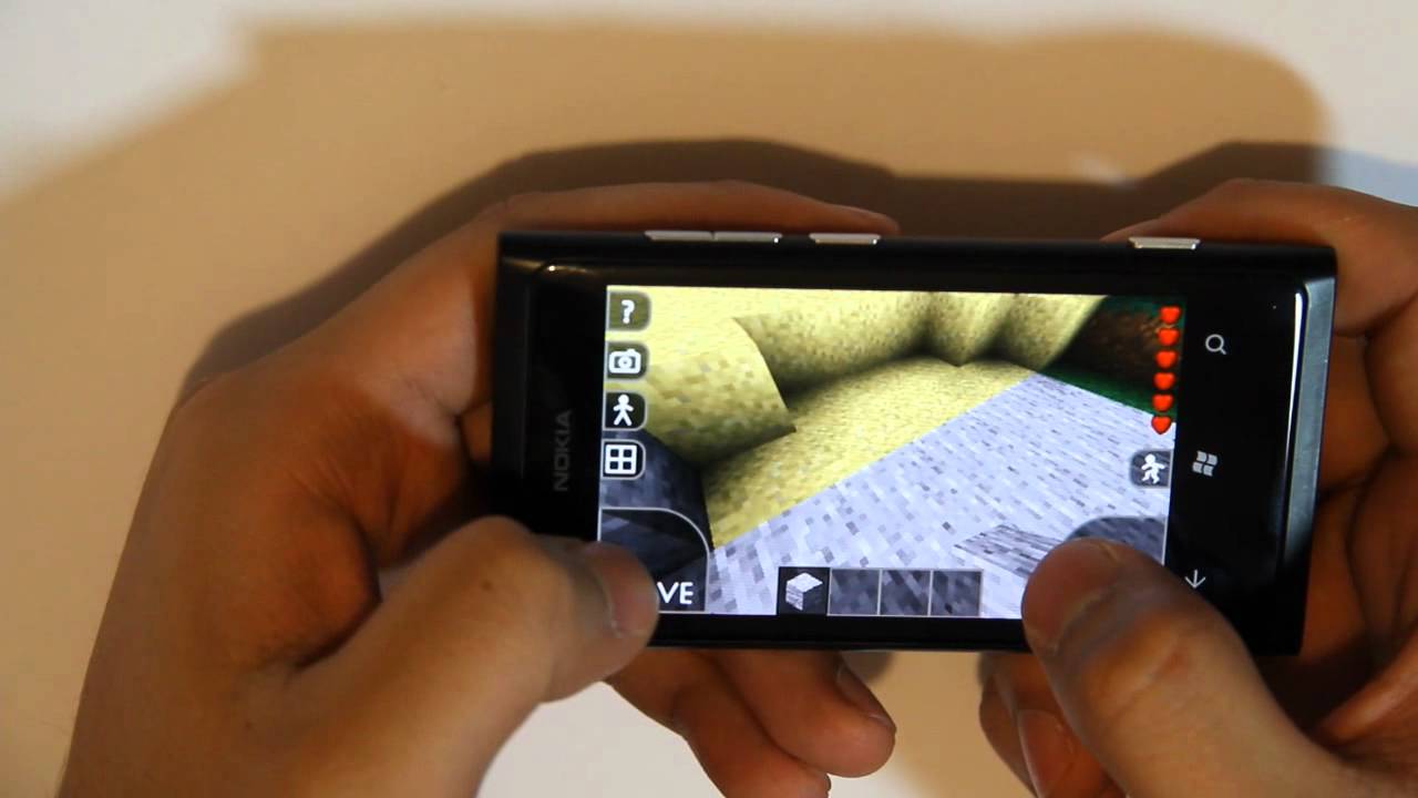 Lumiappaday #47: Survivalcraft demoed on the Nokia Lumia 800 (Minecraft ...