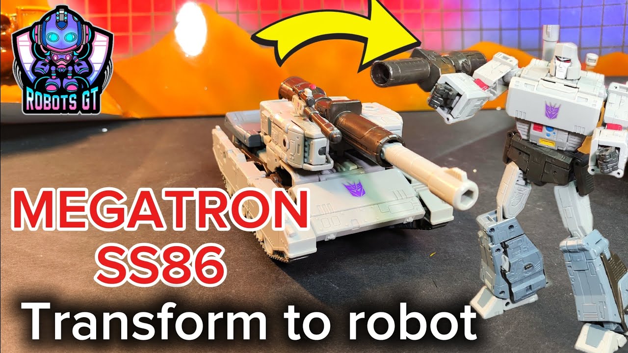 Megatron ss-86 hasbro Transform from Tank to Robot mode - YouTube
