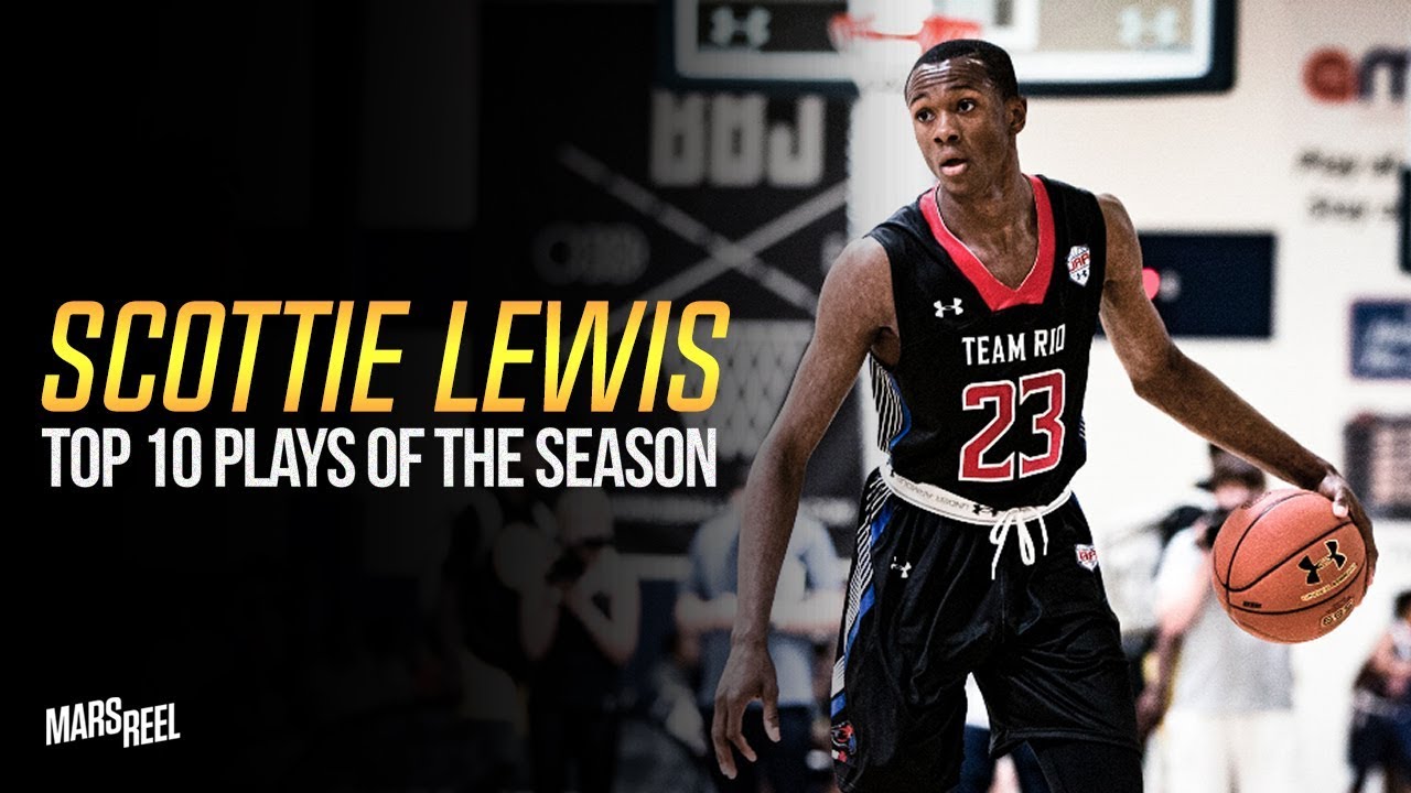 SCOTTIE LEWIS CRAZY ATHLETICISM! NO.1 SF OF 2019 | TOP 10 PLAYS OF THE ...