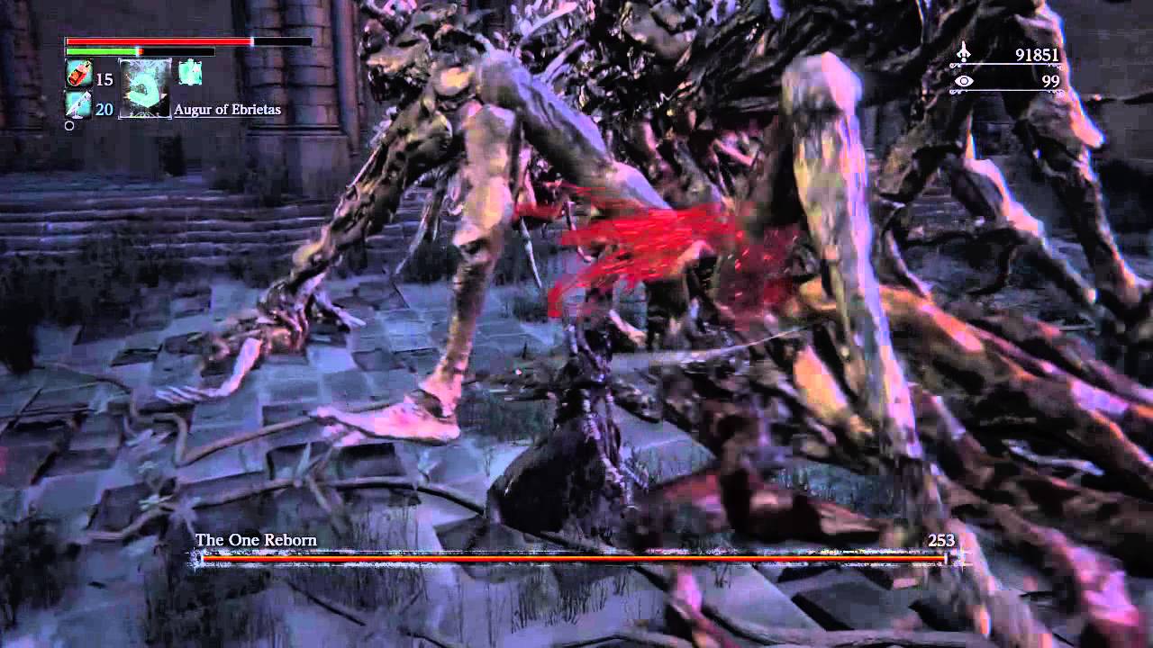 Bloodborne™ The One Reborn boss fight - YouTube