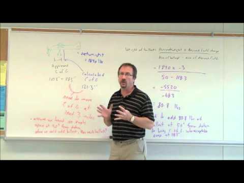 Weighing an Aircraft Calculating Ballast Weight - YouTube