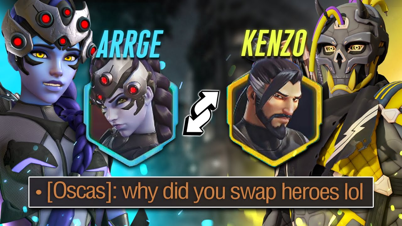 Rank 1 Hanzo and Widowmaker SWAP heroes for a day - Overwatch 2 - YouTube