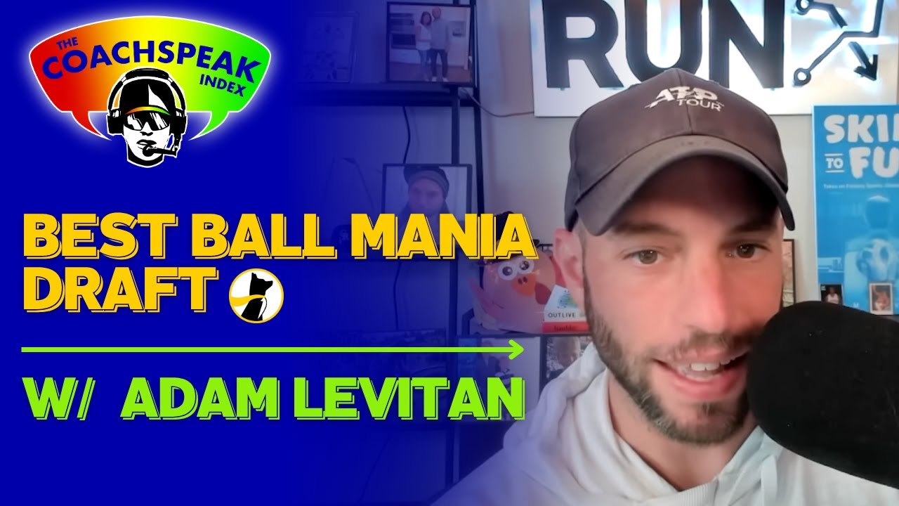 Best Ball Mania draft w/ Adam Levitan - YouTube