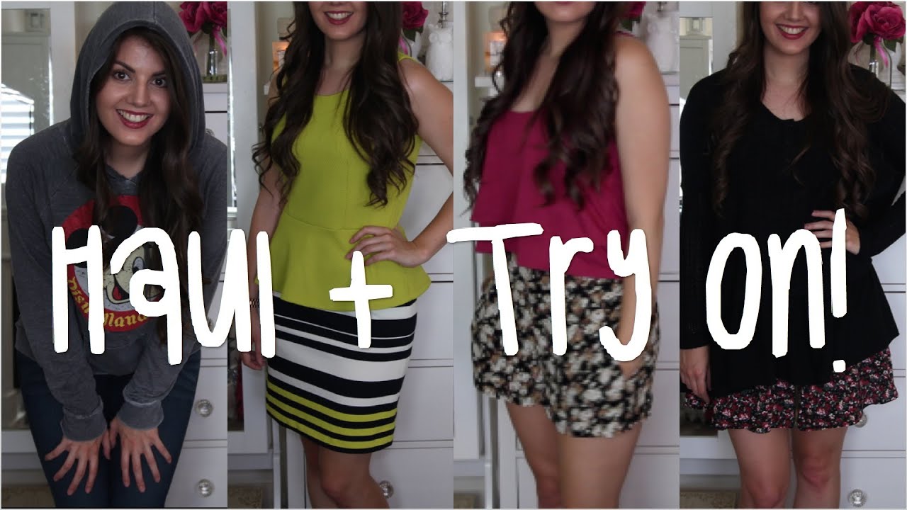 Fashion / Clothing Haul! #2 | Rachael Jade | USA Holiday Hauls - YouTube