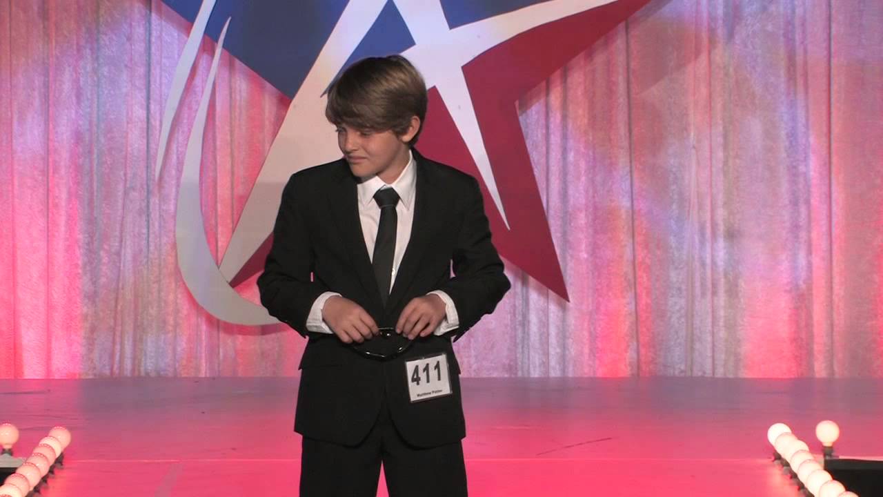 Matthew Potter's runway debut... - YouTube