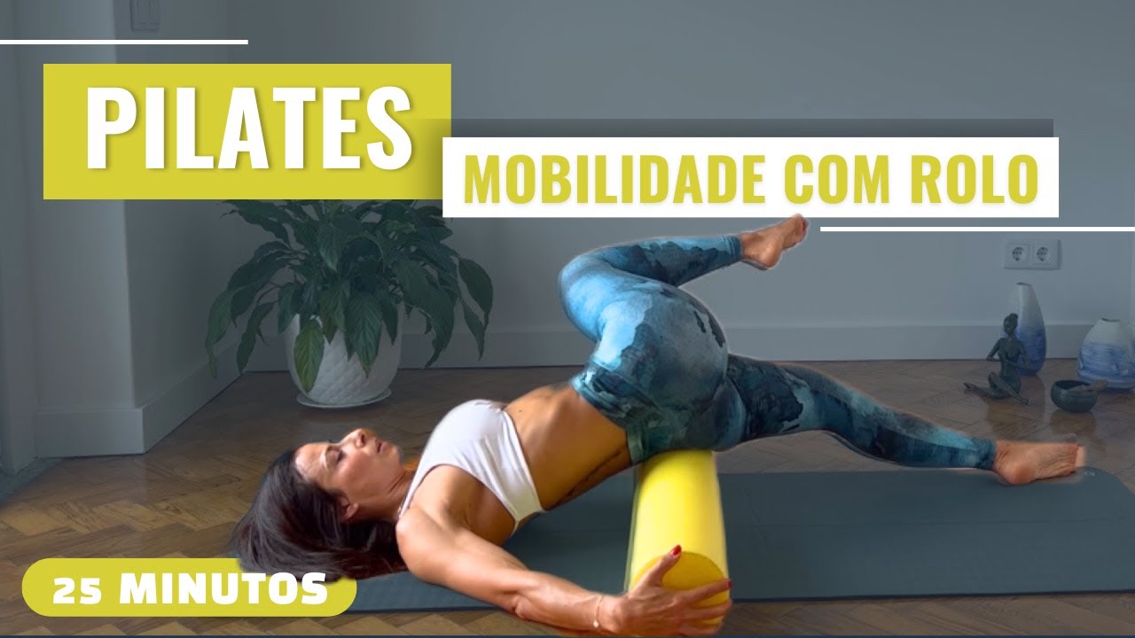PILATES: MOBILIDADE com ROLO | Carolina NOW #aulagratuita #pilates ...