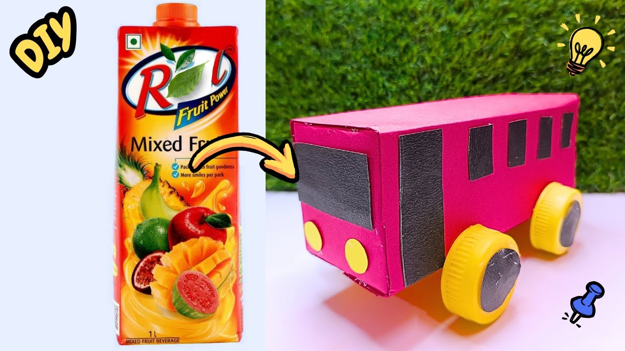 Stop Throwing Juice Packet Turn it into This 💖 | Bottle Craft Ideas ...