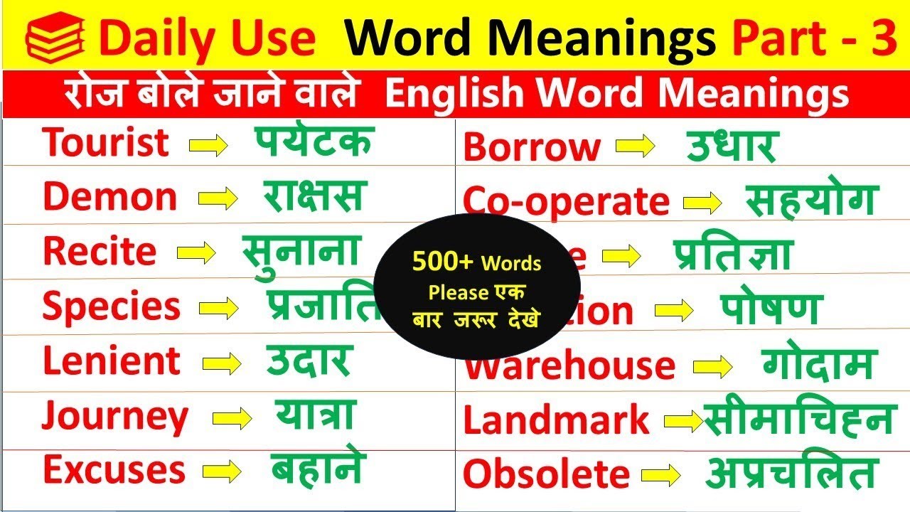 advance English words/daily use words meaning/vocabulary words ...