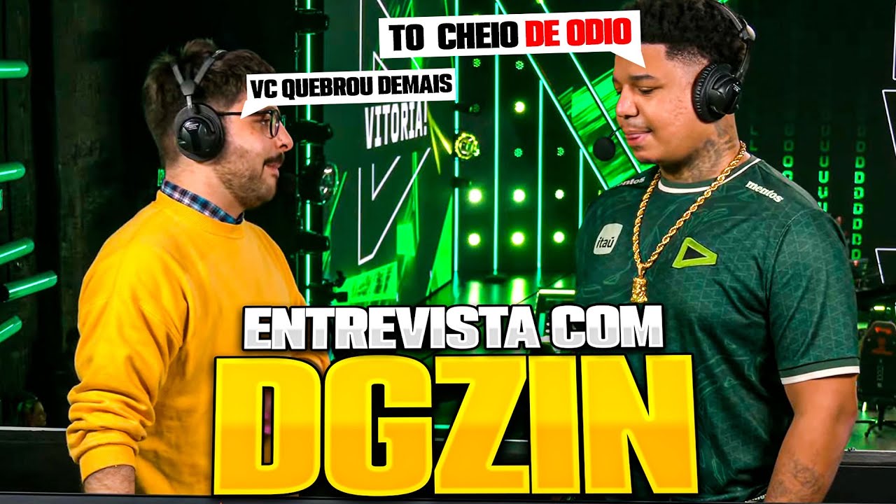 ENTREVISTA com DGZIN PÓS-VITORIA CONTRA EVIL GENIUS ! - YouTube