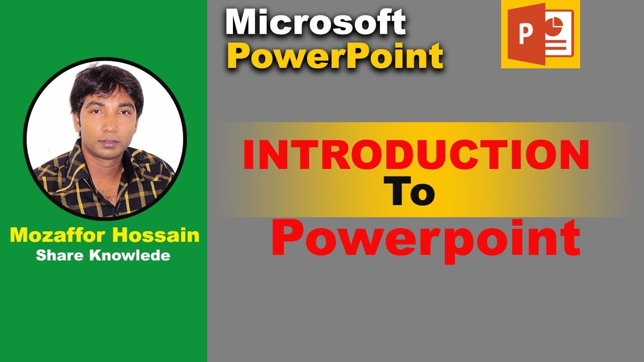 Introduction To Powerpoint For Beginners Bangla Tutorial পাওয়ার