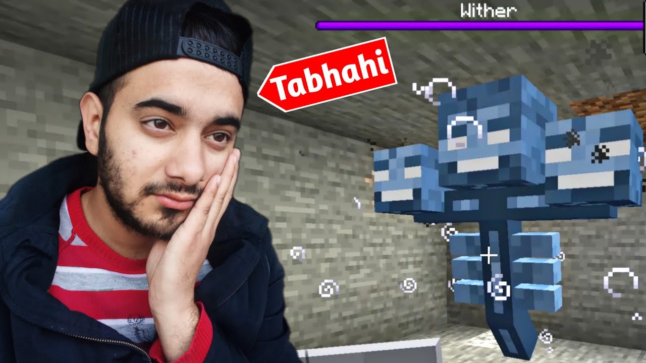 Wither Boss Fight Gone Horribly Wrong [Unlucky Spawn]🥺[Minecraft] - YouTube
