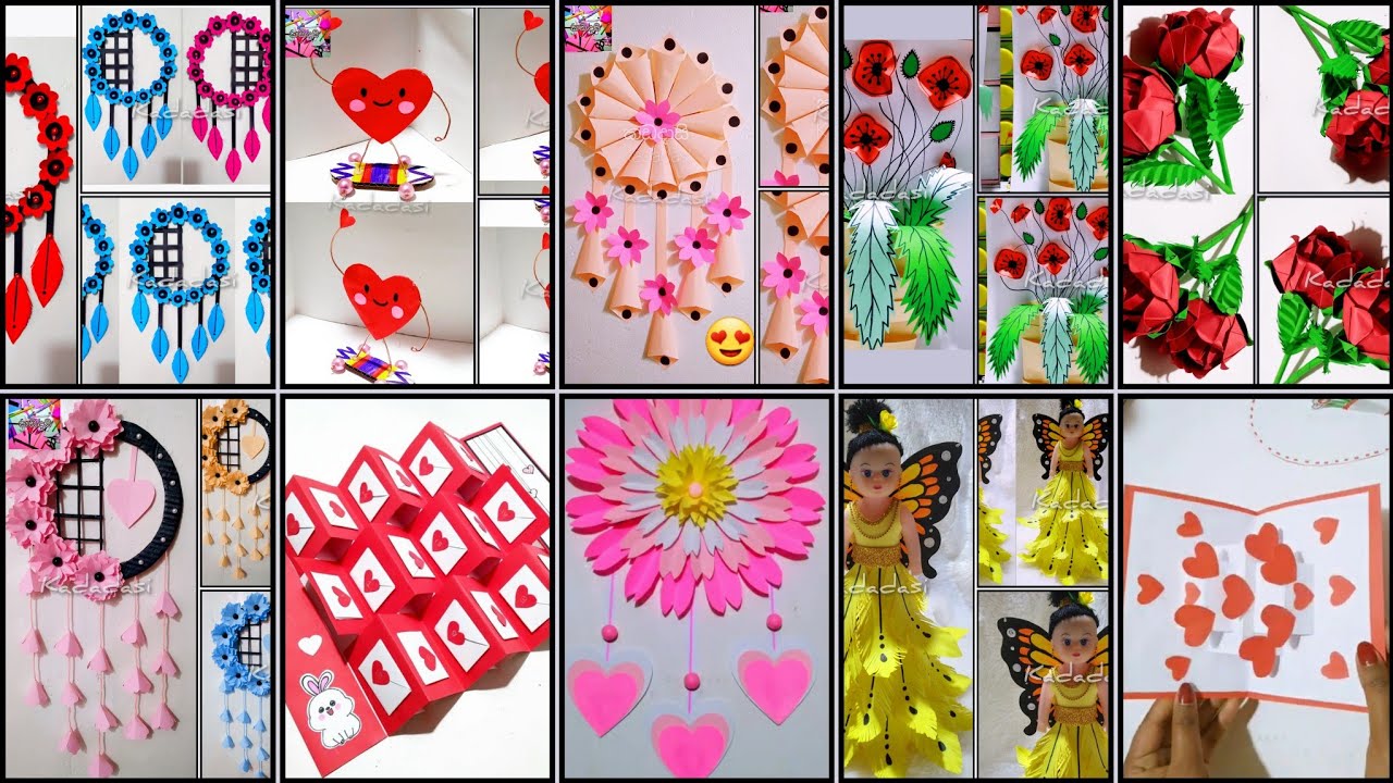 Easy craft idea with paper / a4 nirmana / athkam nirmana / paper ...