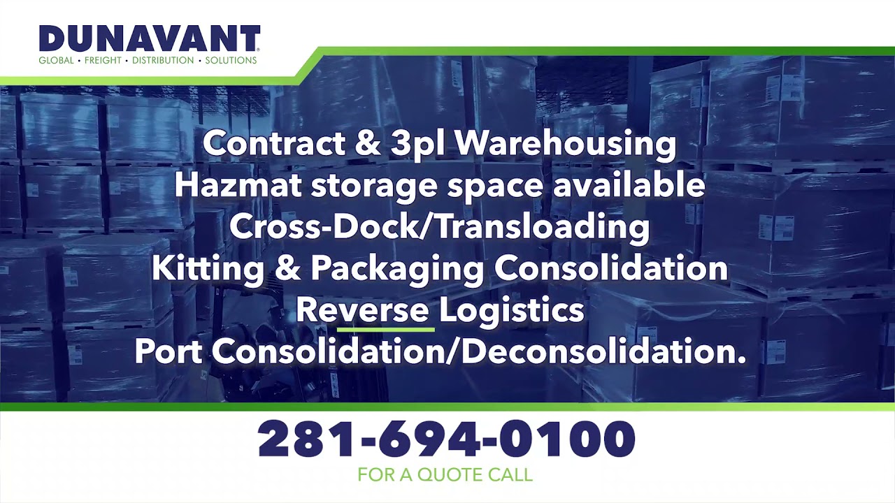 Dunavant Warehouse Solutions - YouTube