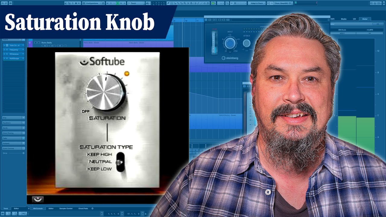 Add some distortion with the Softube Saturation Knob Plugin - Simple ...