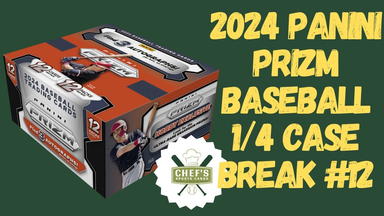 2024 PRIZM BASEBALL 1/4 CASE BREAK #12 - LIVE 2/7/2025 - YouTube