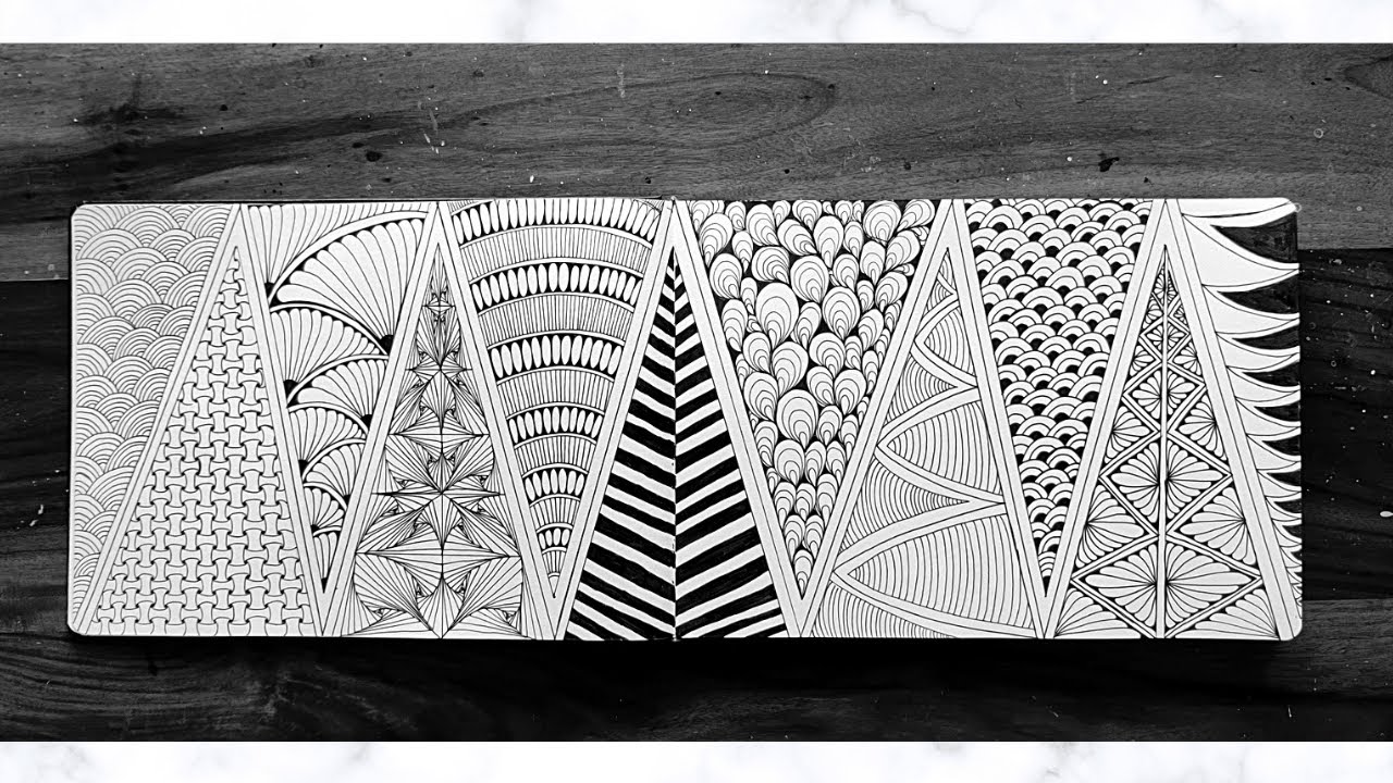 Zentangle Art for beginners - YouTube