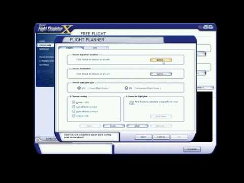 Ep 11 Tutorial How to create a GPS Directly Route on FSX Flight Planner ...