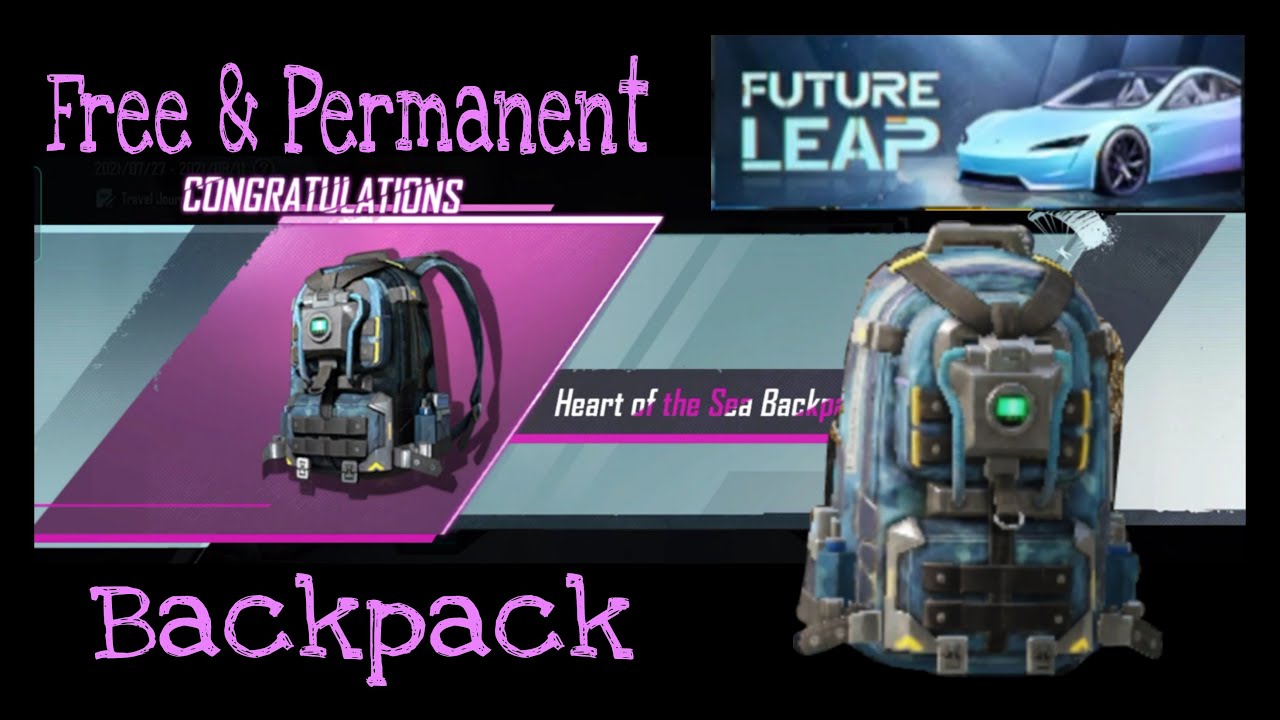 FREE BACKPACK | BGMI | FUTURE LEAP EVENT - YouTube