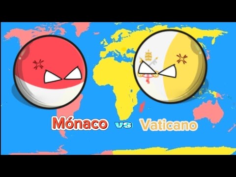 MONACO VS EL VATICANO COUNTRYBALLS - YouTube