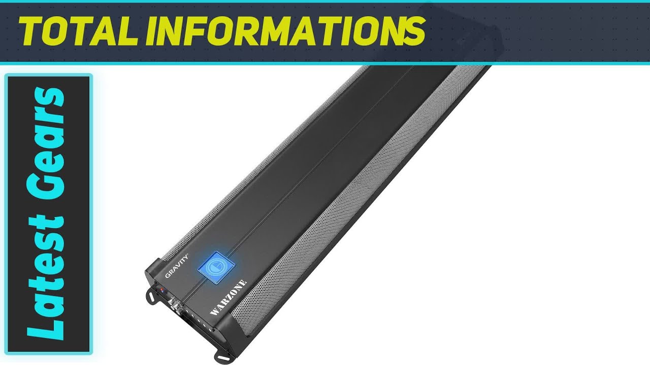 Gravity Audio WZ-8000.1D Car Amplifier: Unleash the Power of Your Sound ...