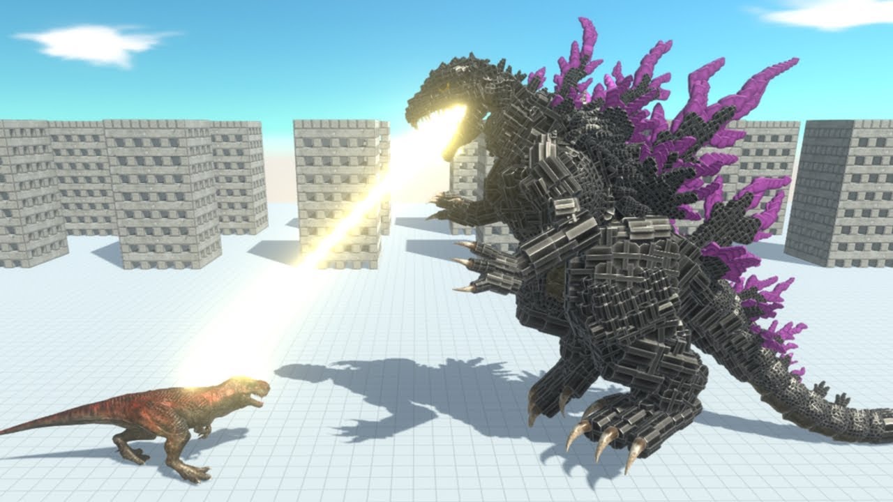 Godzilla 2000 vs ALL UNITS and Orga ARBS Animal Revolt Battle Simulator ...