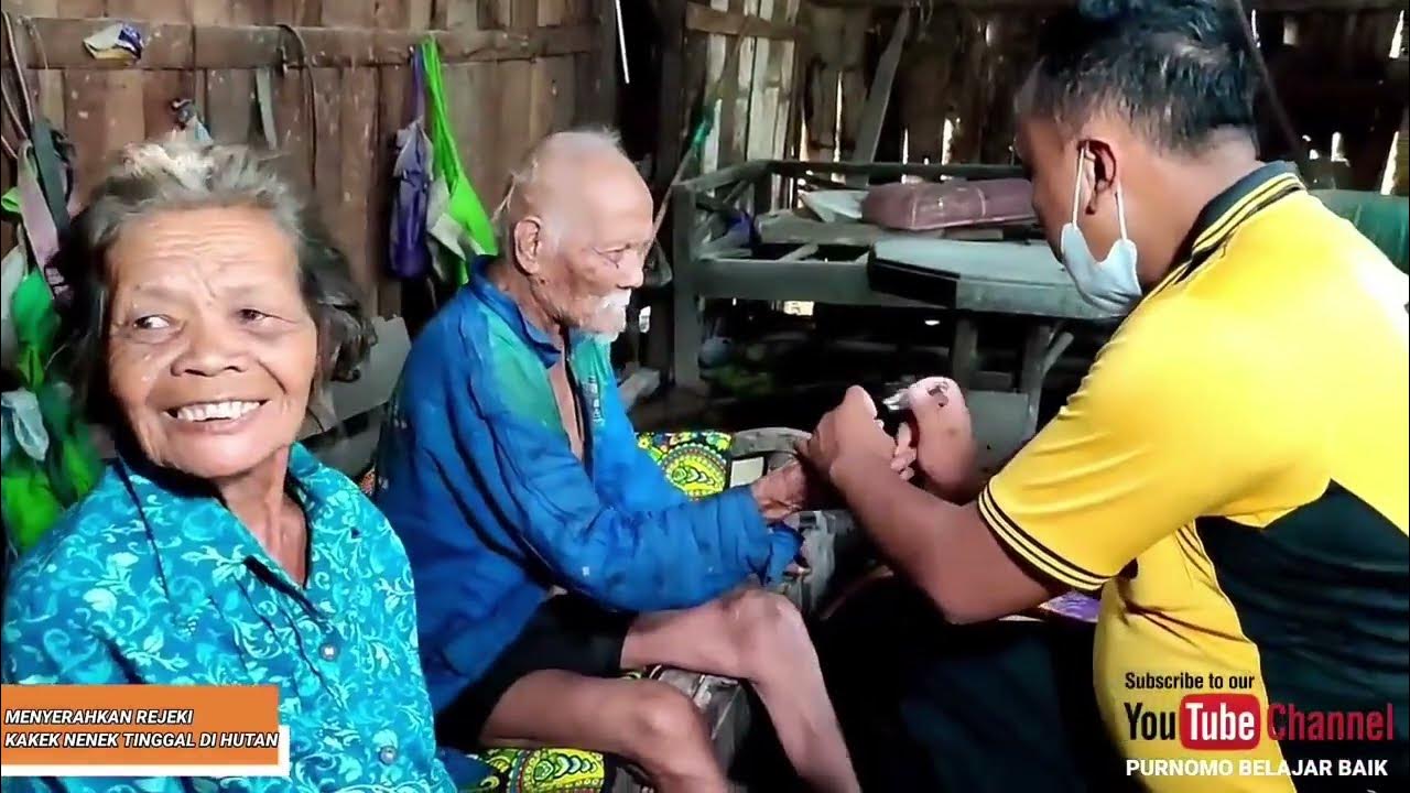 DILUPAKAN SAMA ANAKNYA .KAKEK NENEK MEMILIH TINGGAL BERDUA DIHUTAN BOJONEGORO SAMPAI KAKEK ...