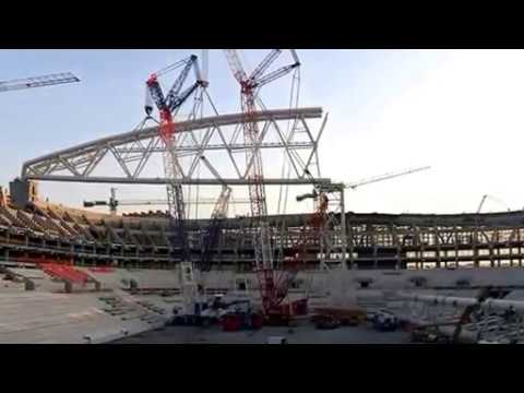 Galatasaray TT Arena Stadium's Roof  Installation
