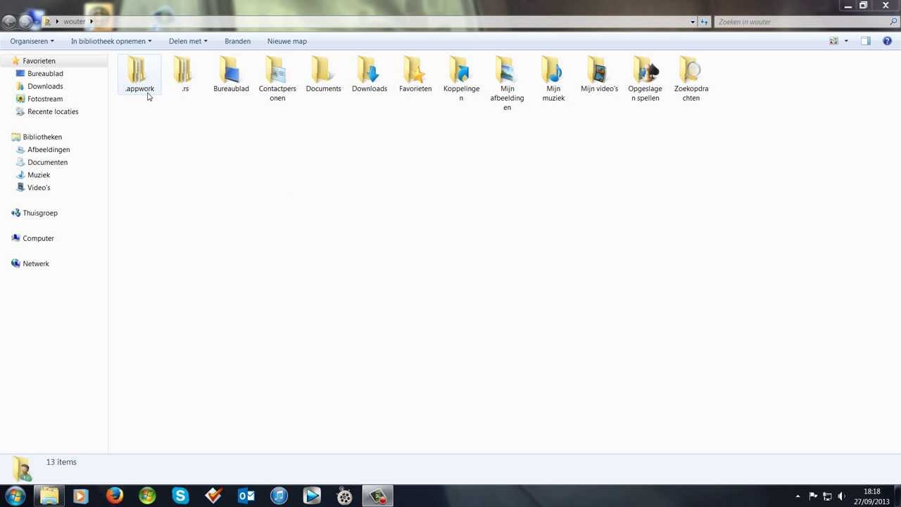 verborgen mappen en bestanden weergeven / how to show hidden files and ...