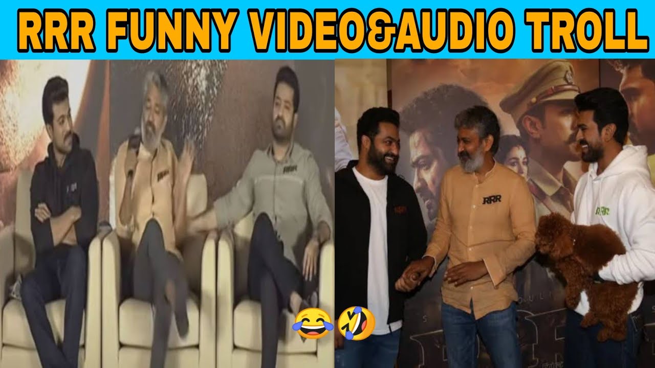 RRR Funny Video Troll | Jr. ntr Ram Charan SS Rajamouli funny troll on ...