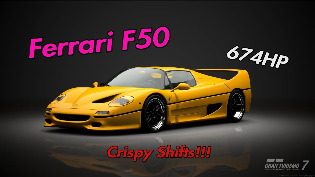 GT7 Tuned 674HP Ferrari F50 4k PS5 Gameplay #granturismo7 #ferrari # ...