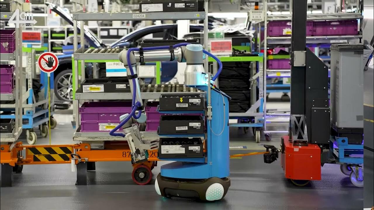 4am Robotics | Autonomous Mobile Robots | Interaction Autonomous Tugger Train Mobile Cobots ...